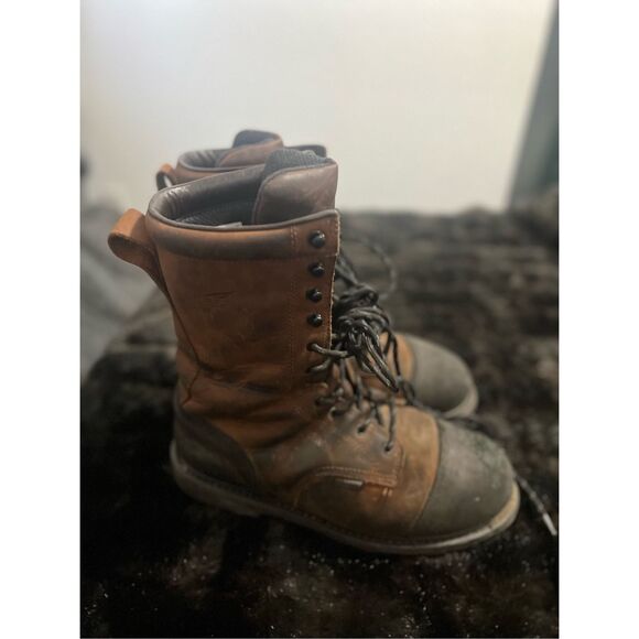 Red Wing Shoes | Shoes | Red Wing 4489 Waterproof Safety Toe Boots Used ...
